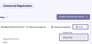 How to get Commercial Registration (CR) in English